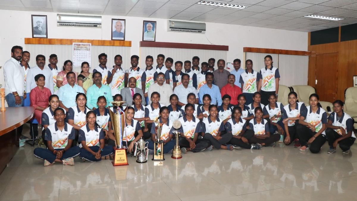 MKU players bag medals at Khelo India University Games - The Hindu