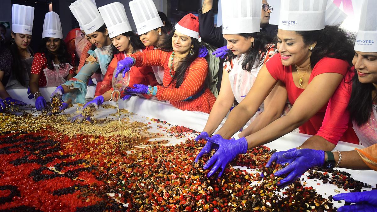 Novotel rings in Christmas with cake-mixing ceremony - The Hindu