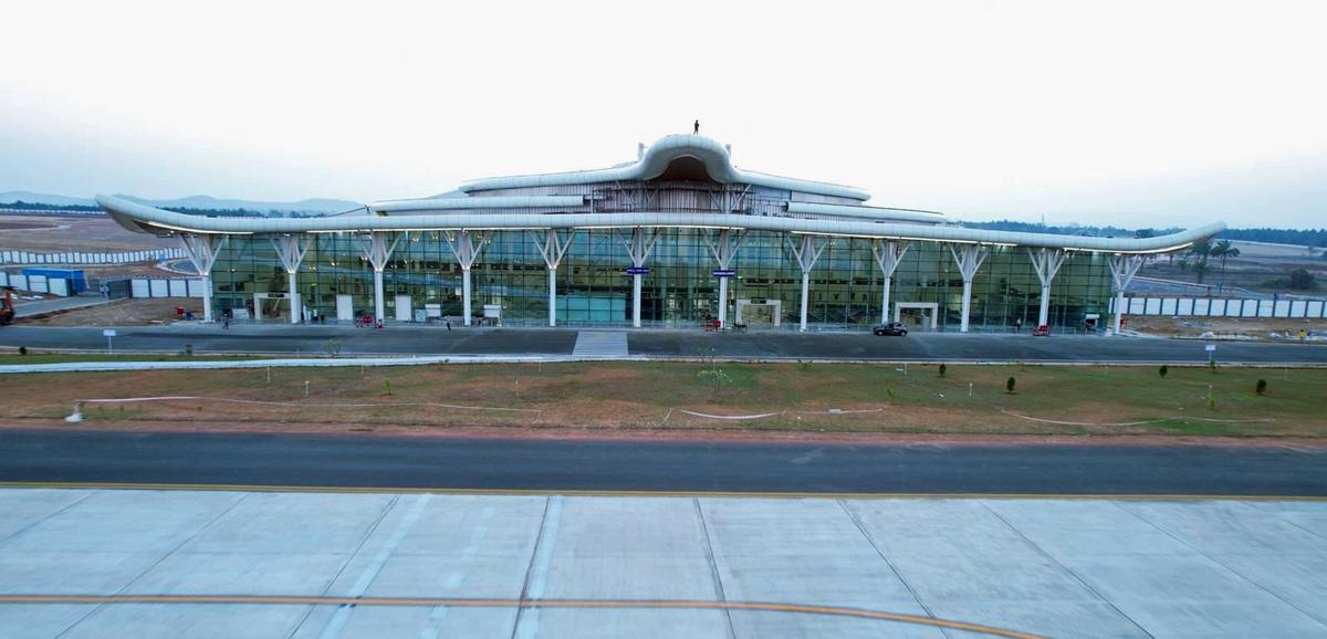 Modi in Karnataka | PM inaugurates ‘lotus-shaped’ Shivamogga airport ...