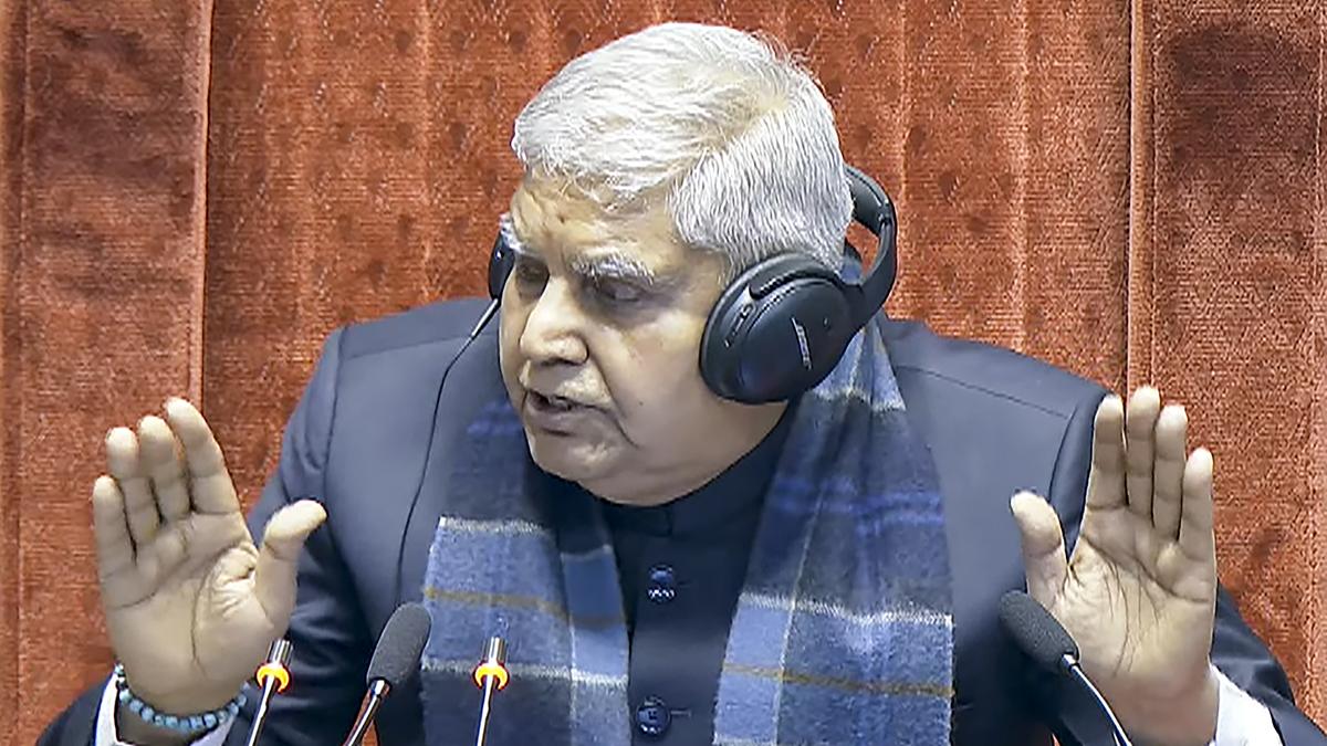 Jagdeep Dhankhar faces no-confidence motion as Opposition INDIA bloc submits notice - The Hindu