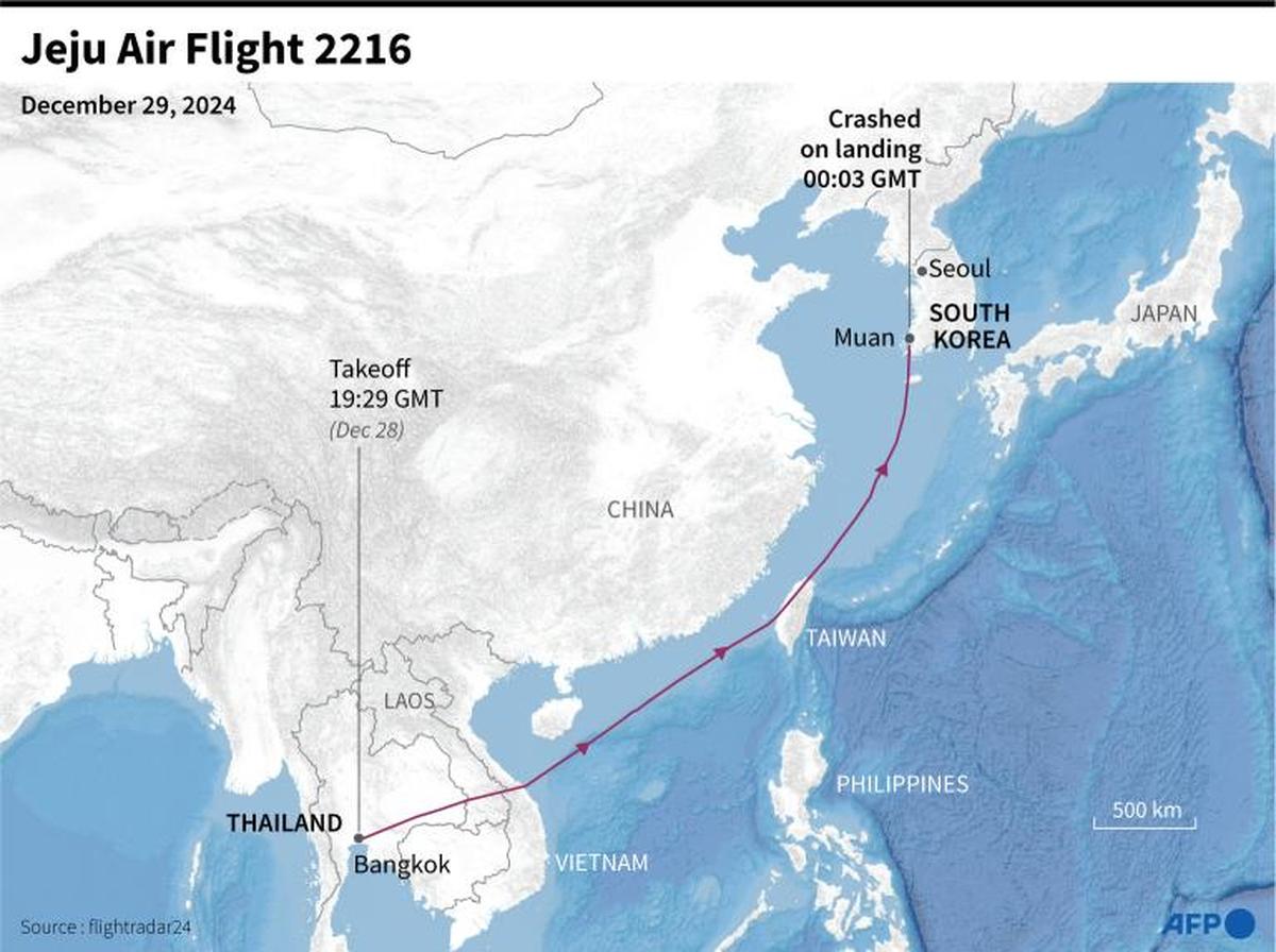 South Korea plane crashes at Muan Airport: 179 Dead, 181 onboard as ...