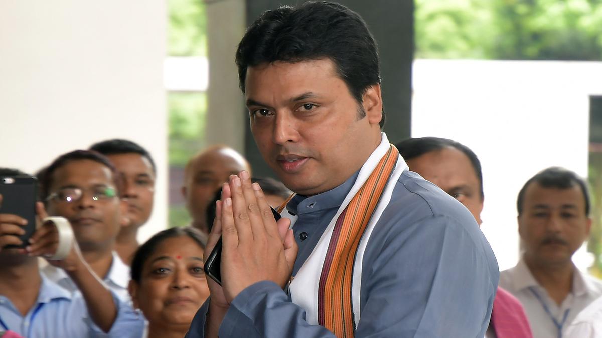 BJP selects former CM Biplab Kumar Deb to contest in Rajya Sabha by ...