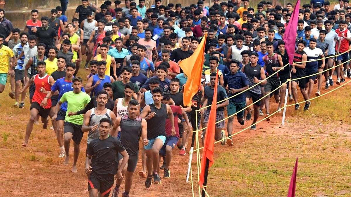 Agniveer recruitment rally under way in Kozhikode - The Hindu