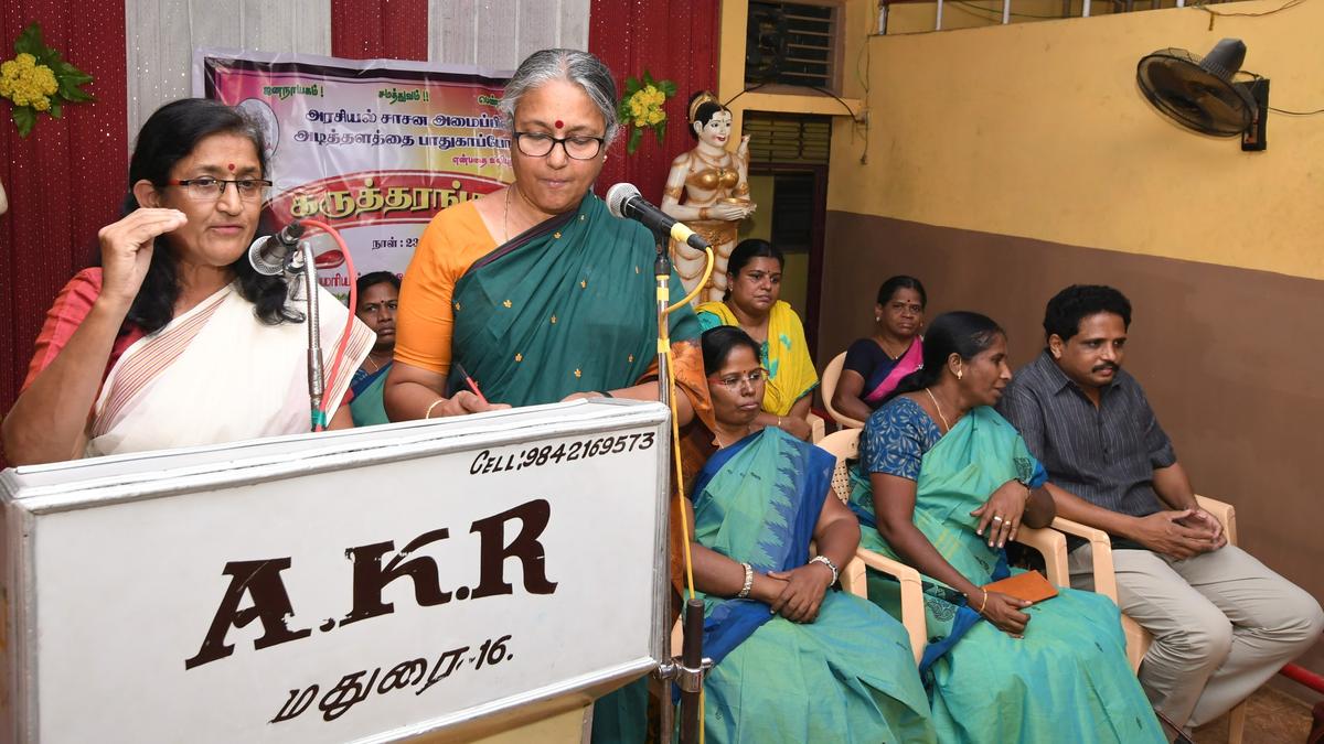 Fight BJP’s divisive policies, says AIDWA leader - The Hindu