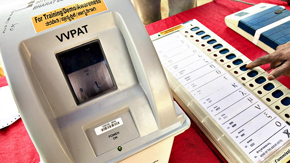 Election Commission files police complaint against man over claim that he can hack EVM - The Hindu