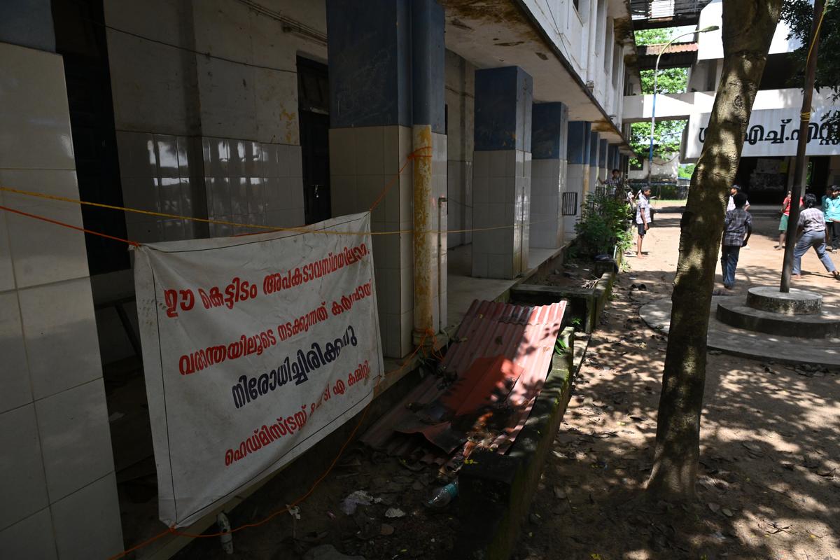 Demolition of unsafe school buildings in Ernakulam stalled by ...