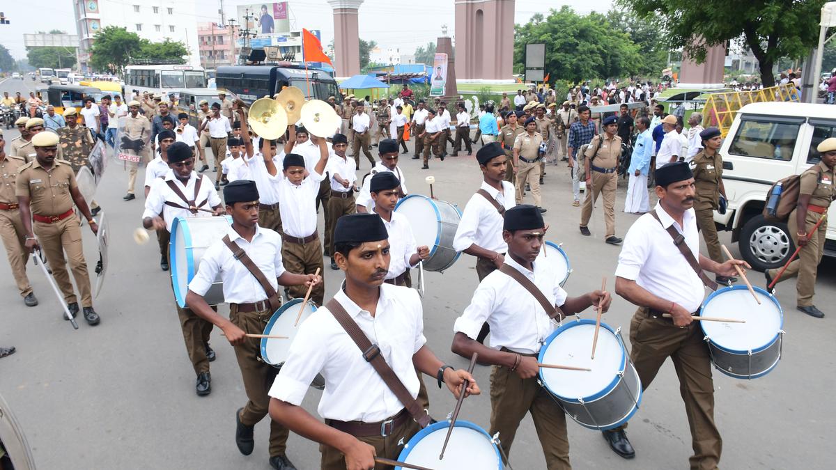 Police permits RSS to hold marches at 45 places across T.N. on April 16 ...