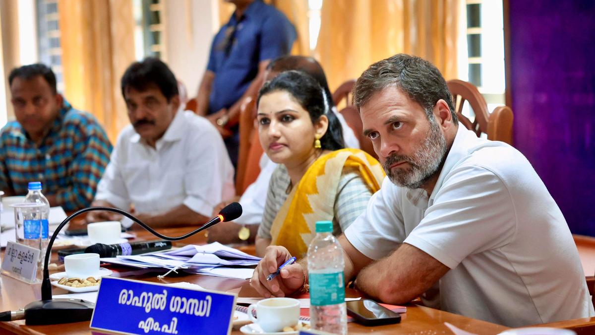Debate over Rahul Gandhi’s Wayanad contest intensifies - The Hindu