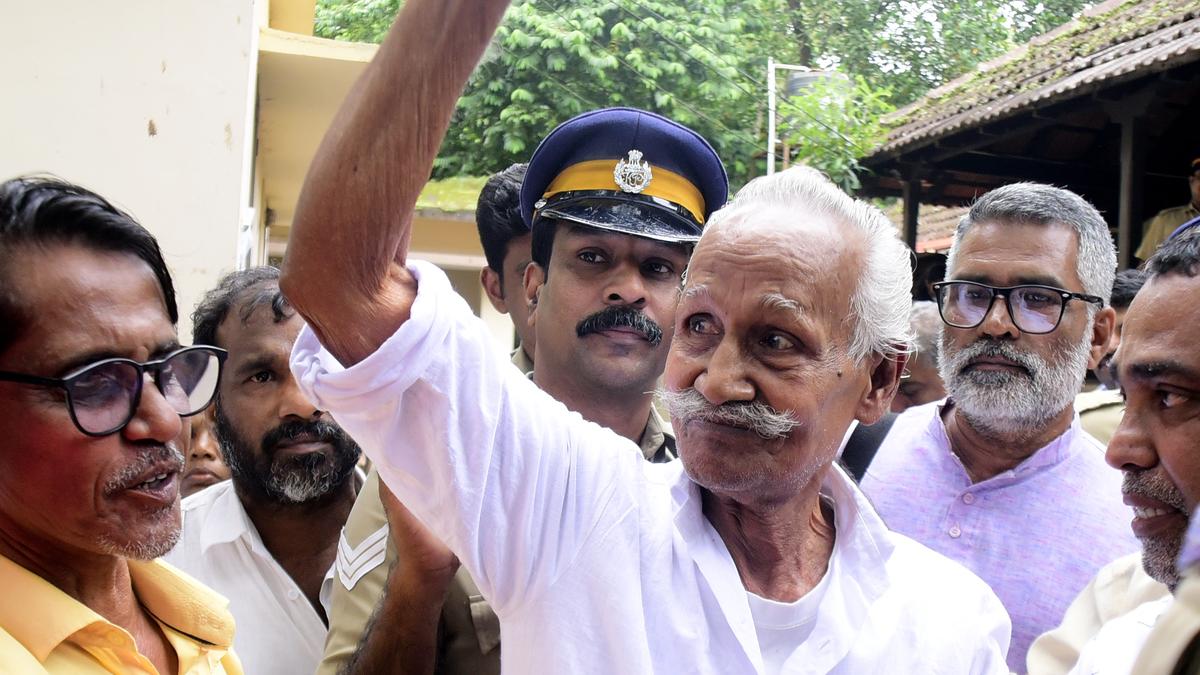 Judicial custody of activist GROW Vasu extended till August 25 - The Hindu