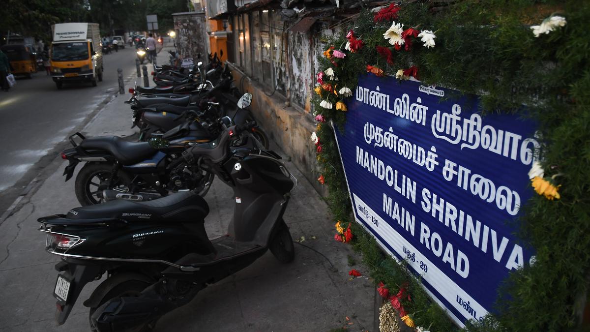 Chennai gets more ‘Carnatic’ roads - The Hindu