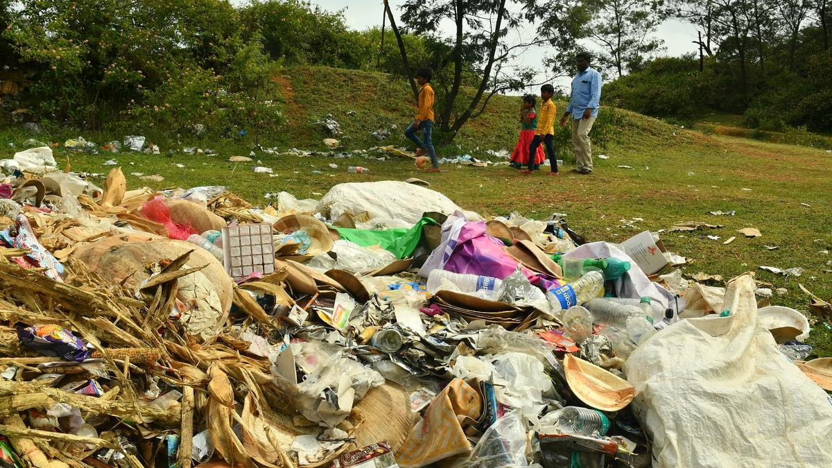 Social activists express concern over garbage dumped near Shevaroyan ...
