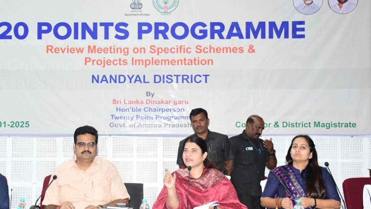 Implement 20-Point Programme effectively to achieve Swarnandhra goals ...