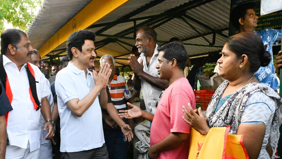 Lok Sabha polls | T.N. Chief Minister Stalin campaigns during morning ...