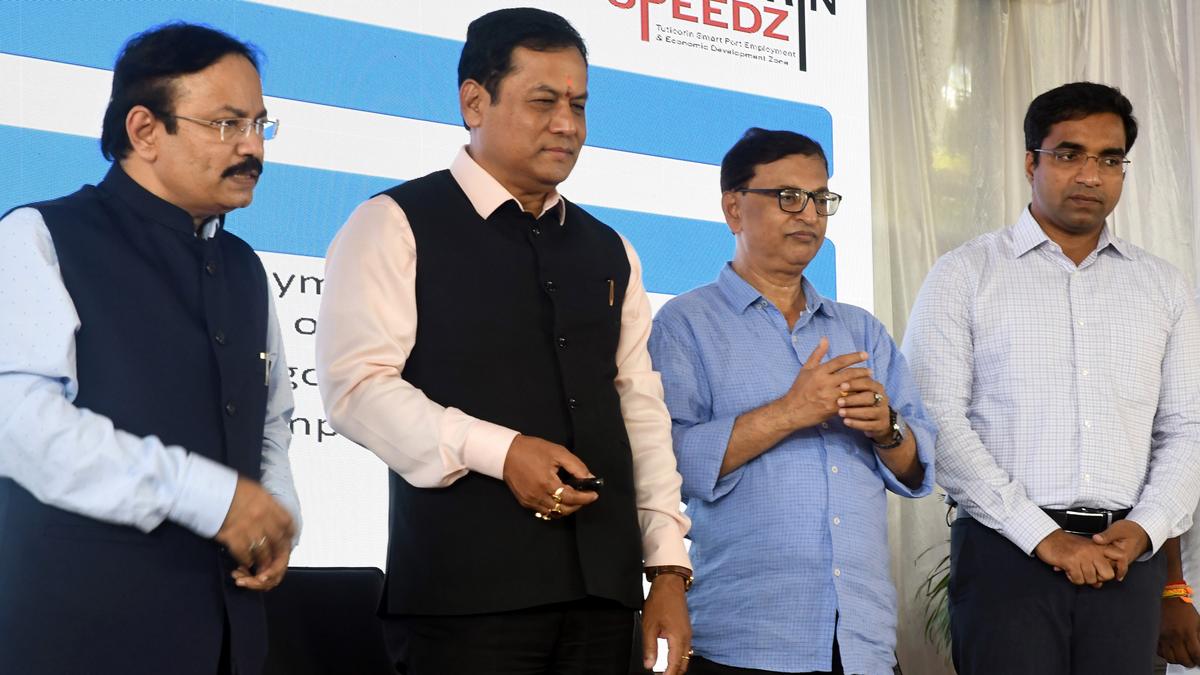 Union Minister inaugurates development of land for VOC Port-based ...