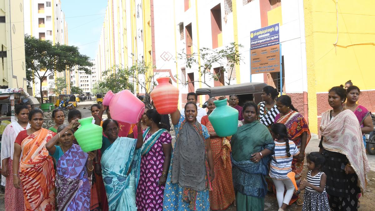 Chennai’s largest resettlement site, Perumbakkam, is struggling for ...