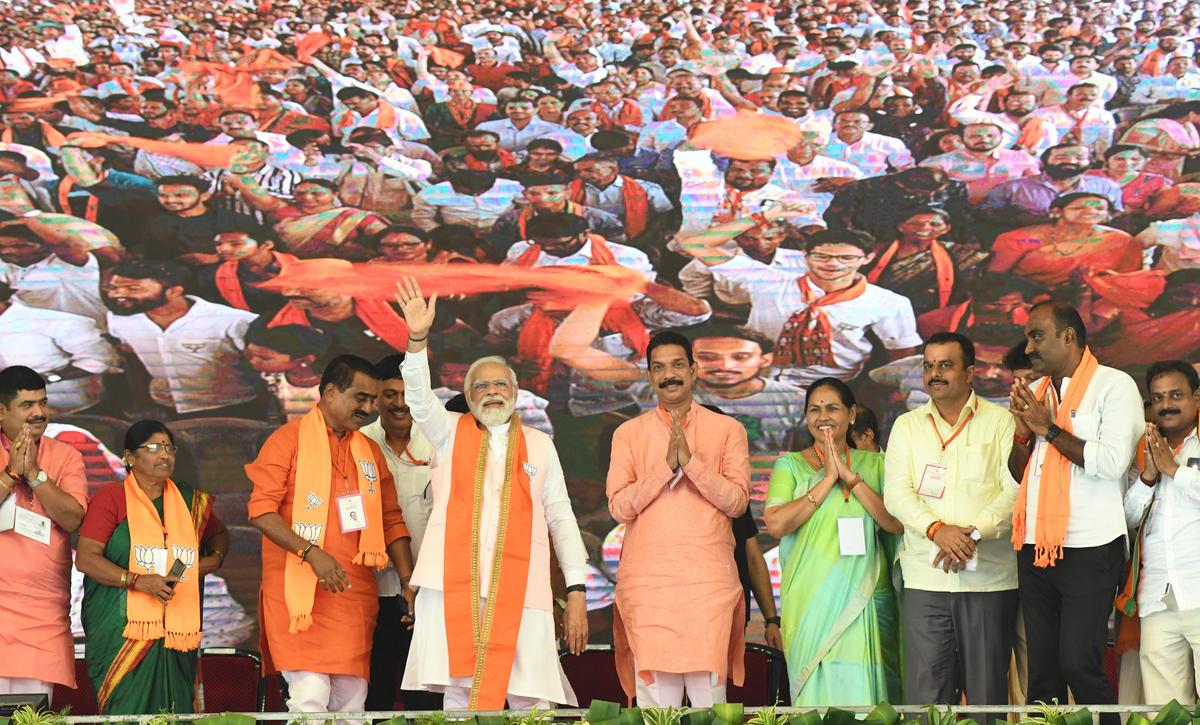 If you want Karnataka to be a superpower, give clear mandate to BJP: Modi - The Hindu