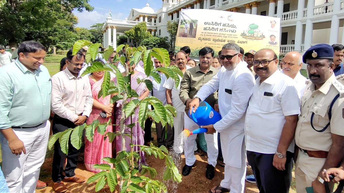 Vana Mahotsav launched to increase green cover across Mysuru region ...