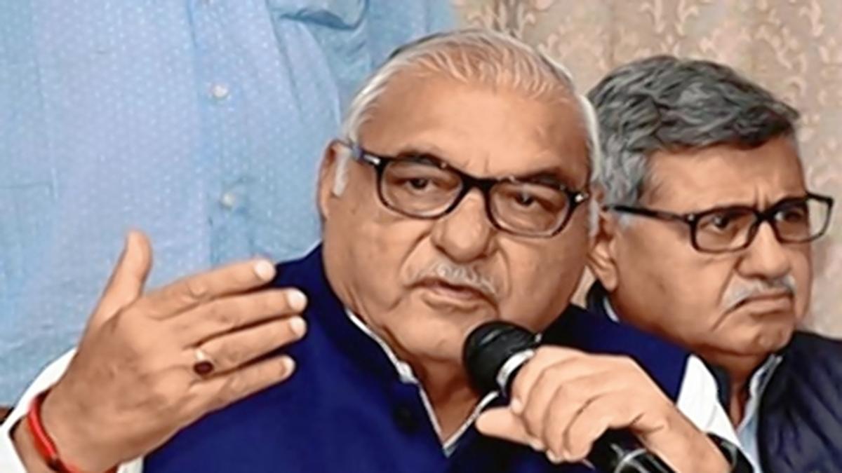 Hooda blames Haryana Government for failing to curb drug menace - The Hindu