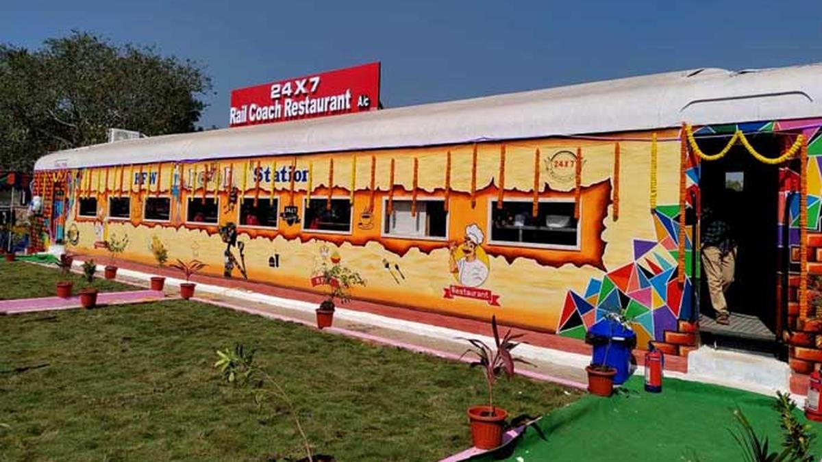 Rail coach restaurant opened at Vizianagaram station - The Hindu