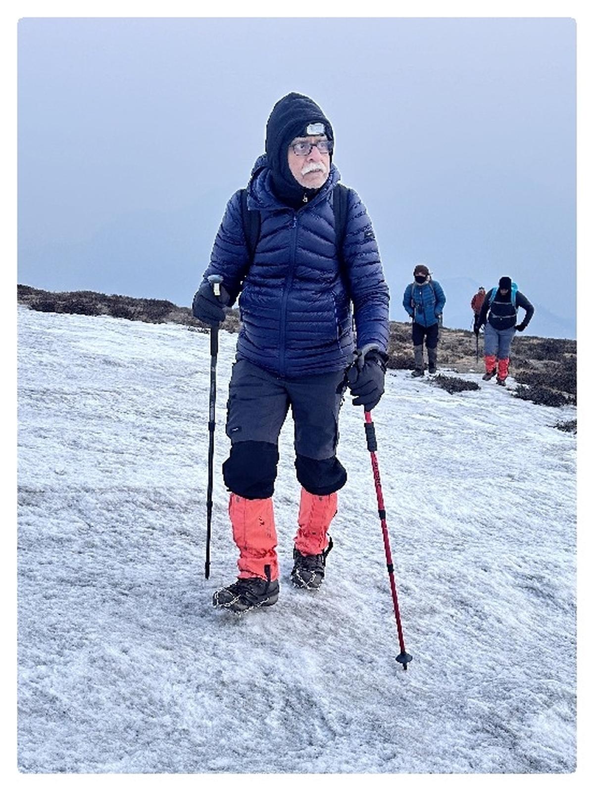 Senior citizens join trekking group to scale 15,000 ft. high mountains ...