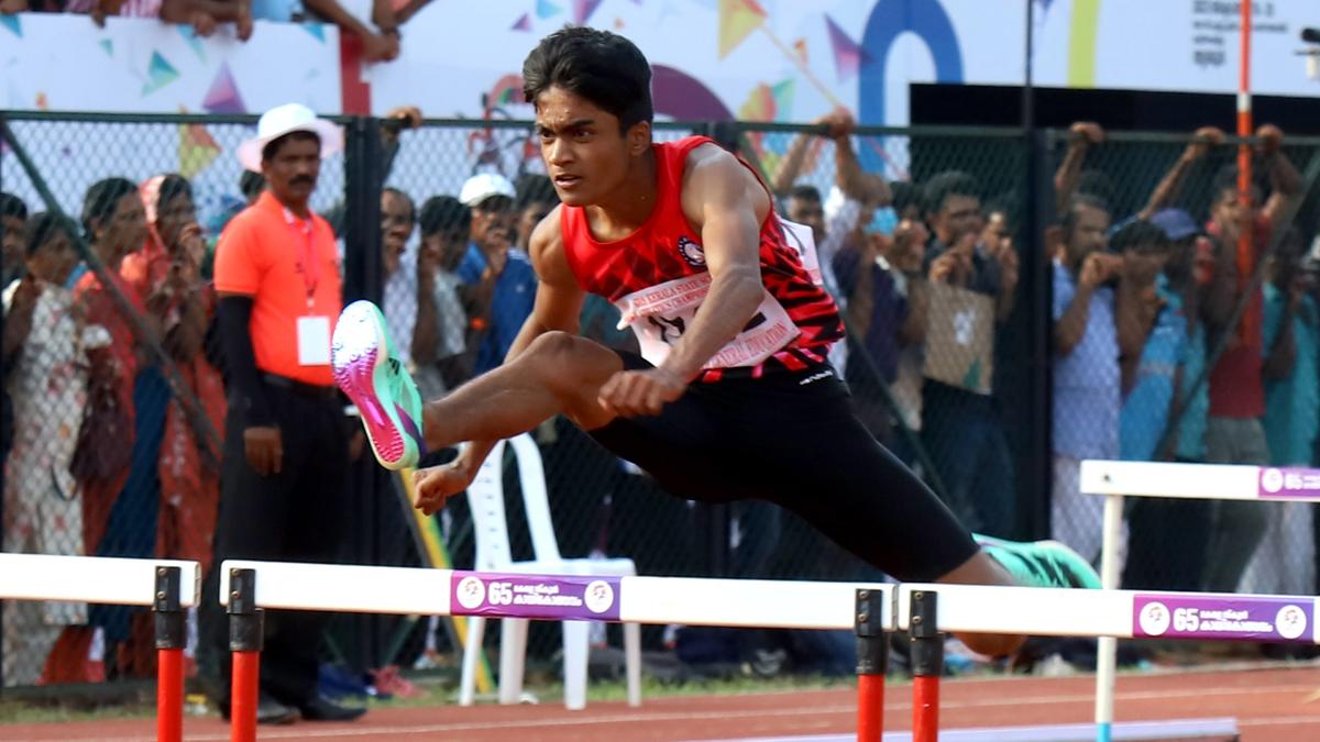 Buzz around Kiran’s sparkling performance in junior boys’ 110m hurdles ...