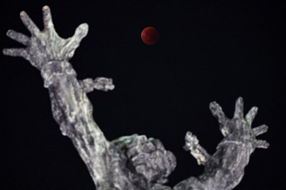 In Pictures: Blood Moon lights up the sky - The Hindu