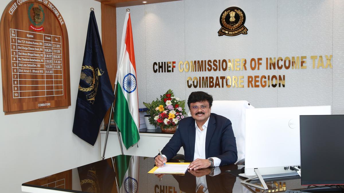 Arun C. Bharat assumes office as Chief Commissioner of Income Tax ...