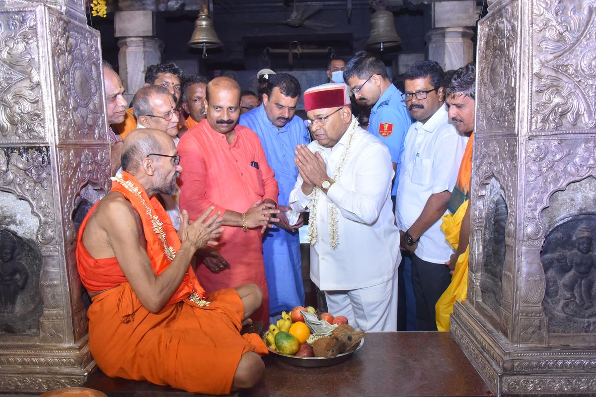 Governor stresses on developing Udupi as tourist destination - The Hindu