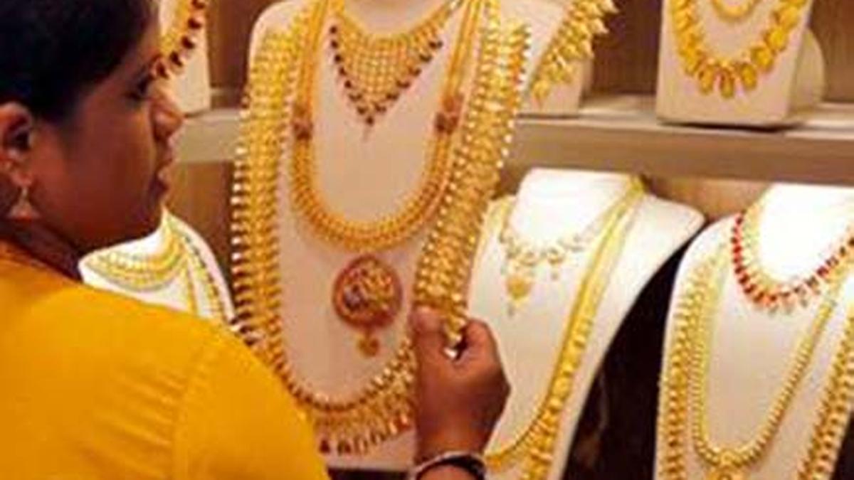 Gold gains ₹107; silver jumps ₹563 - The Hindu