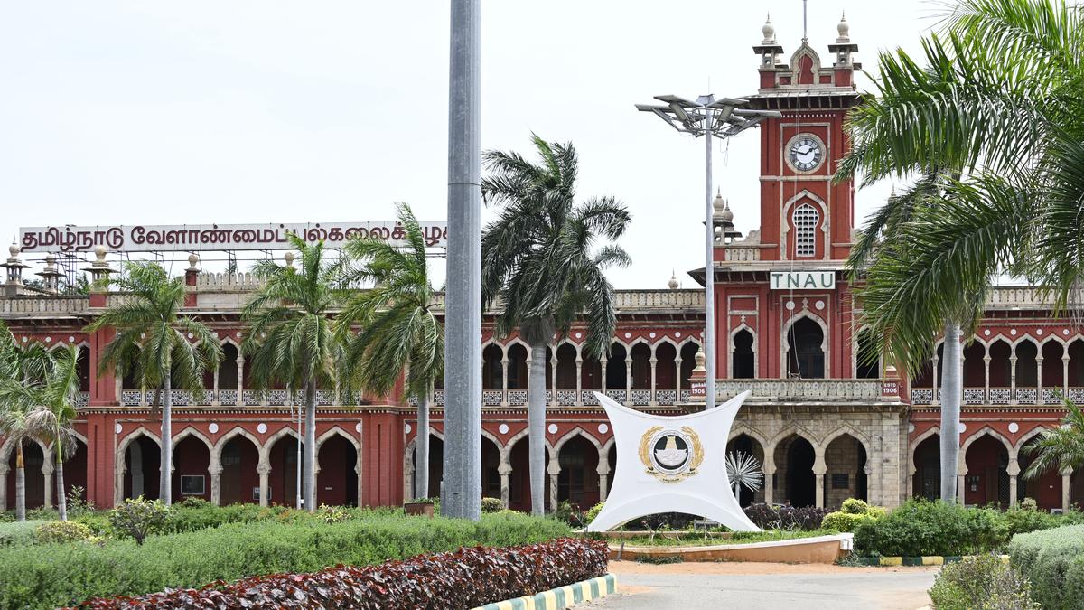 TNAU’s Agro Climate Research Centre (ACRC) awarded national copyright ...