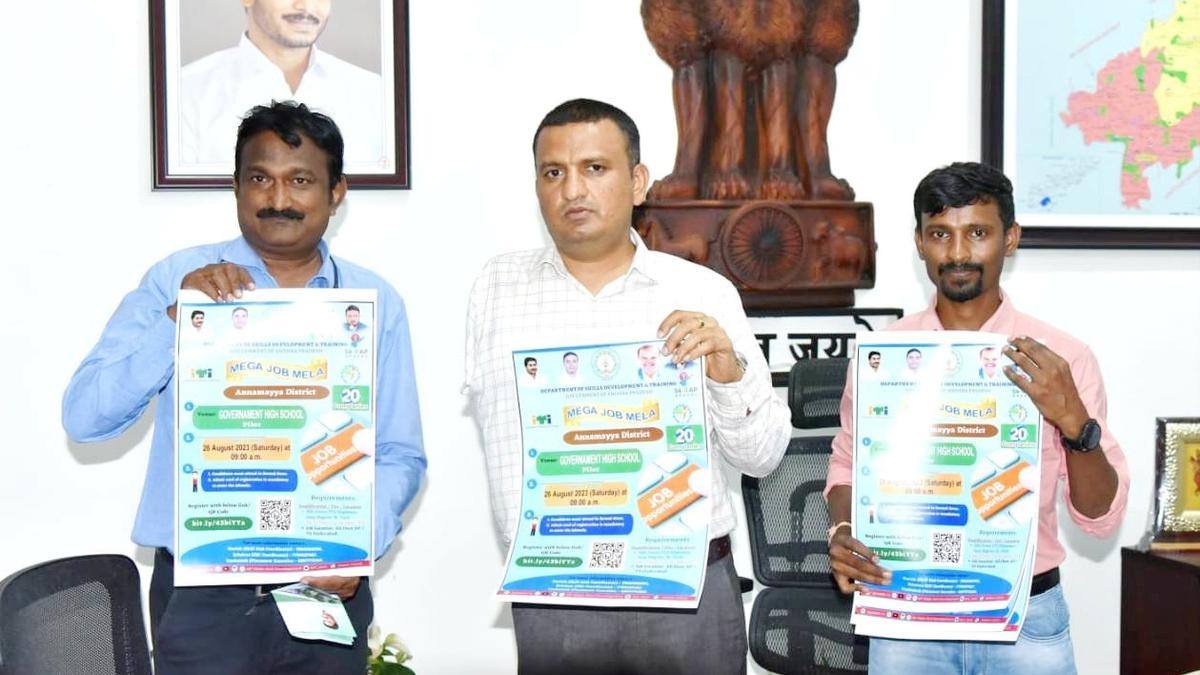 Mega Job Mela to be organised at Piler on August 26 - The Hindu