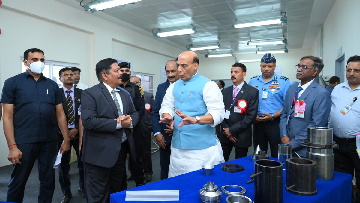 Defence Minister launches two BDL facilities in Hyderabad - The Hindu