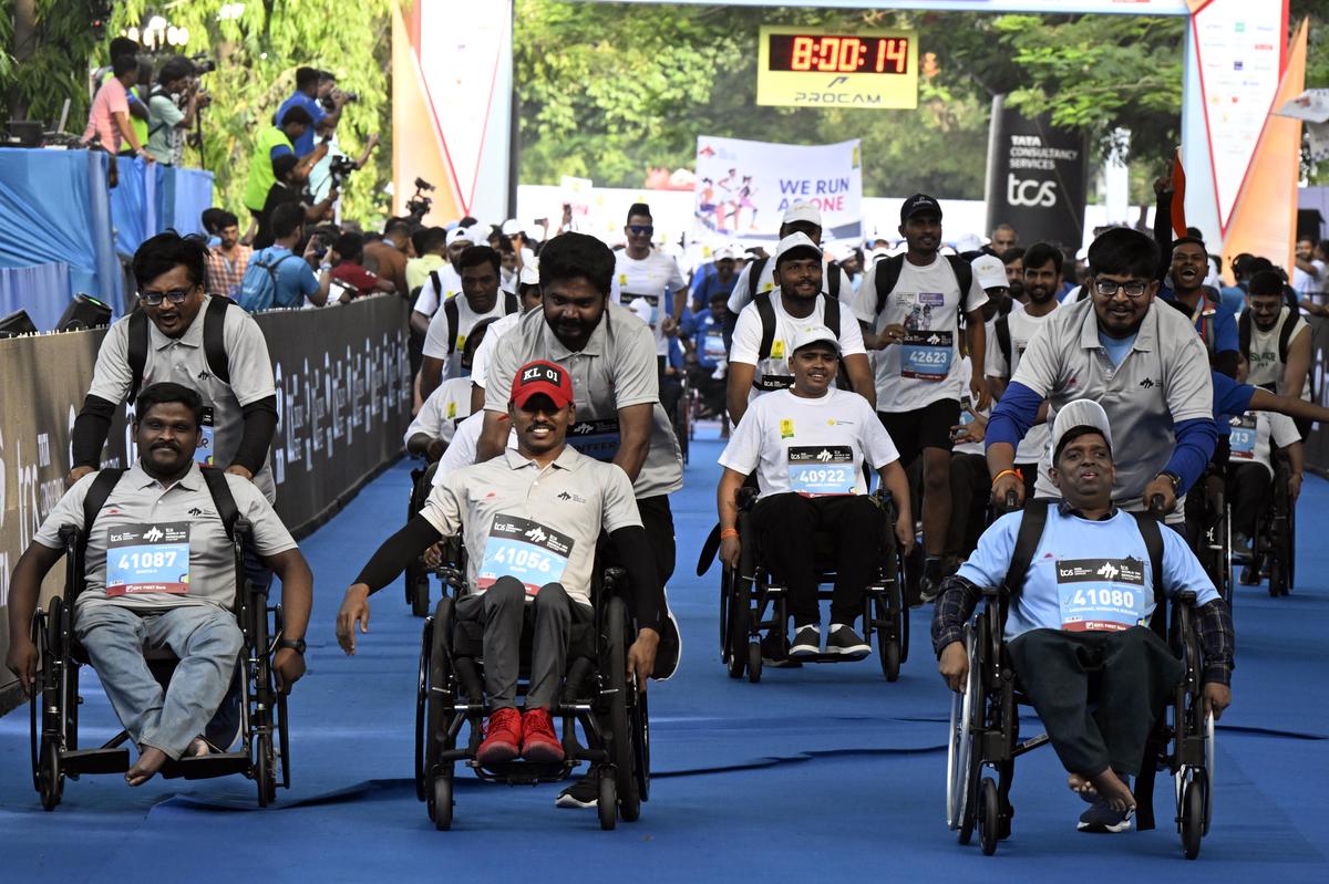 Over 35,000 runners participate in TCS World 10K Bengaluru - The Hindu