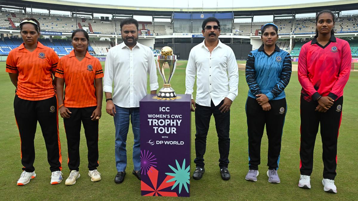 Excitement builds as ICC Women’s Cricket World Cup trophy reaches Vizag ...