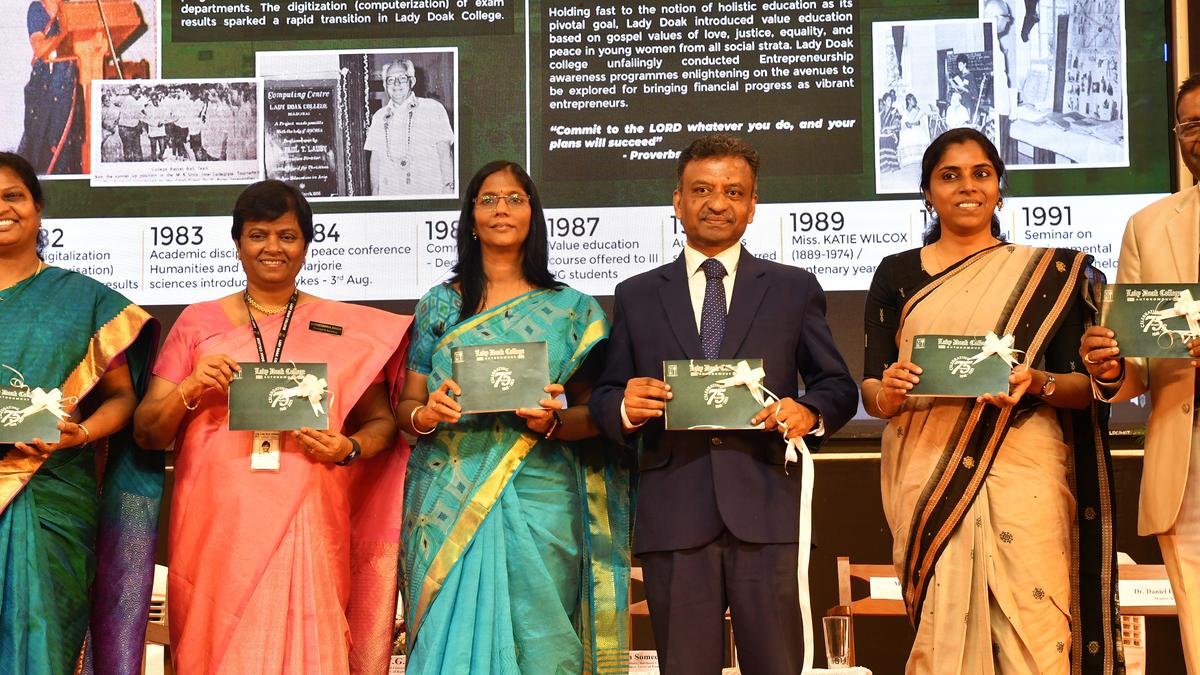 Lady Doak College celebrates 75th anniversary - The Hindu