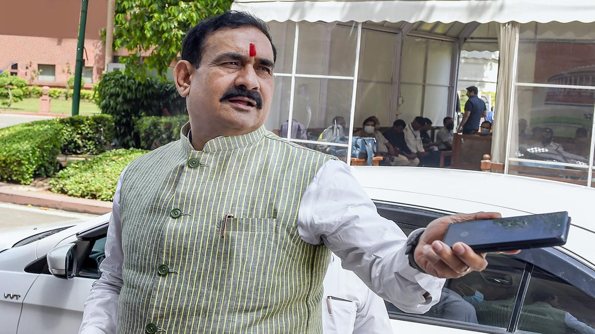 Narottam Mishra has become the face of a more aggressive Madhya Pradesh government - The Hindu