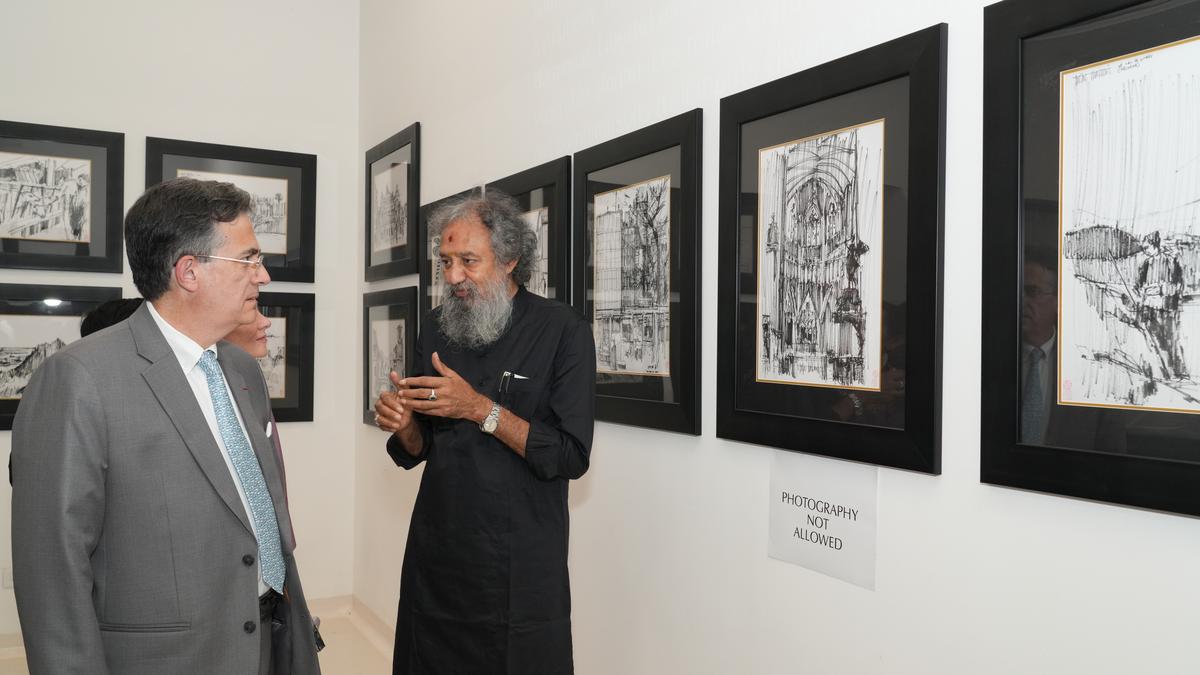 A glimpse into 1970s France: Thota Tharani’s timeless sketches on ...