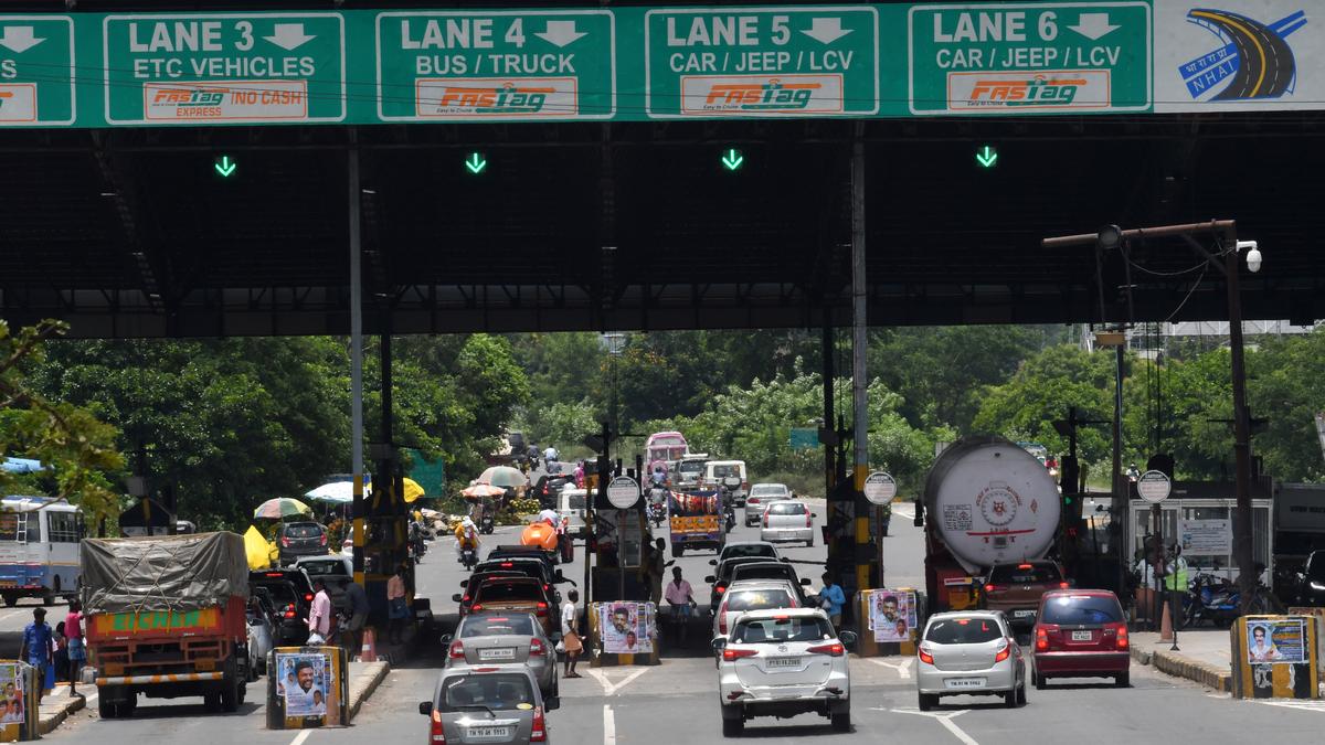 Toll rates to go up at 40 National Highway plazas in Tamil Nadu - The Hindu