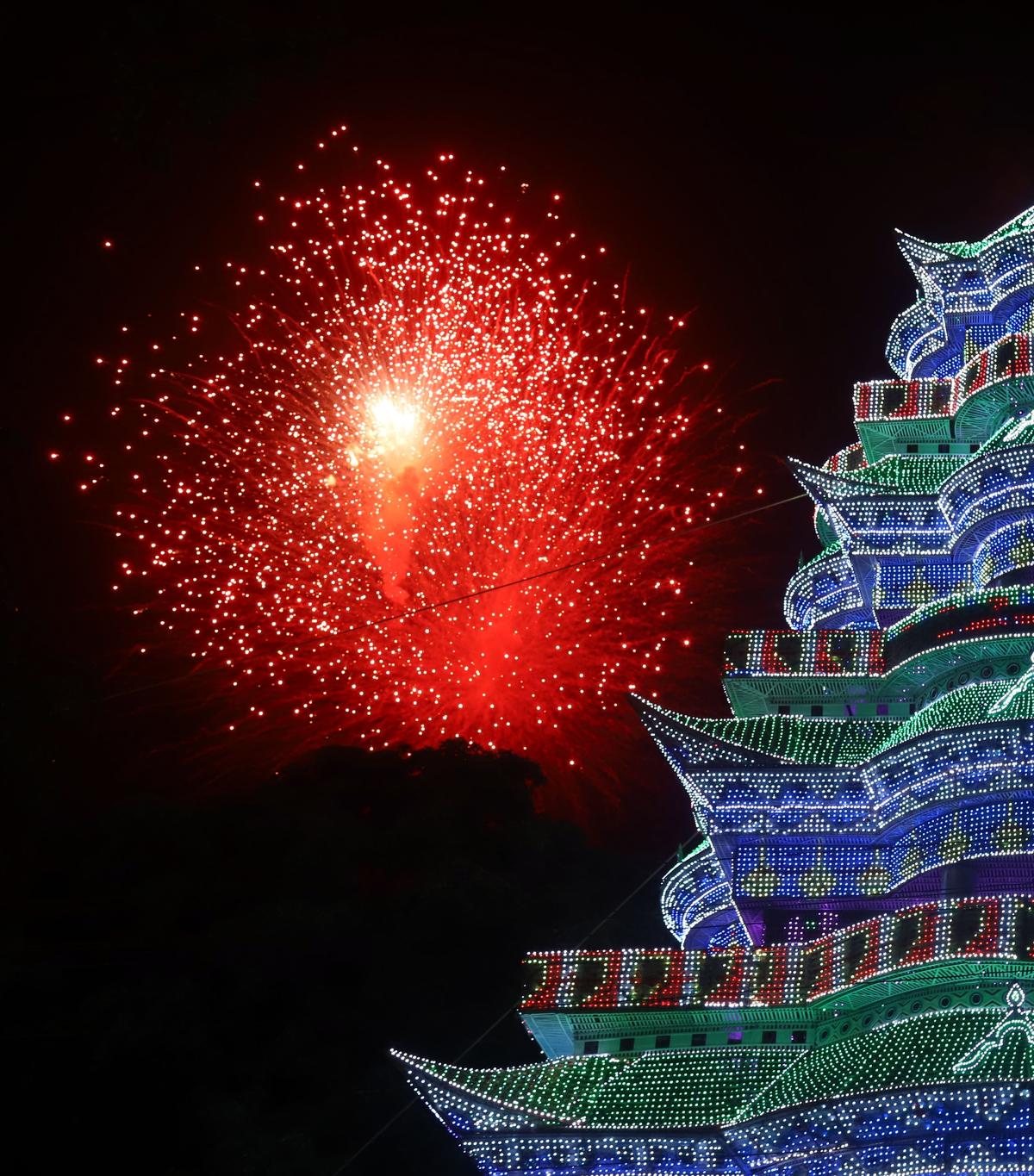Thrissur Pooram’s sample fireworks unfurl surprises of light and sound ...