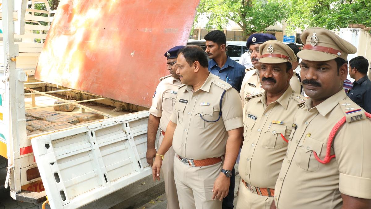 Sri Lanka-bound ganja intercepted in Tirupati district, four ...