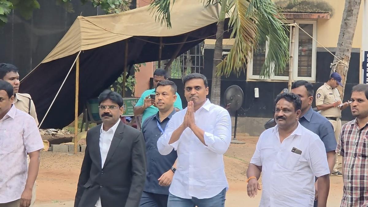 Rajampeta MP Midhun Reddy back in jail after casting vote - The Hindu