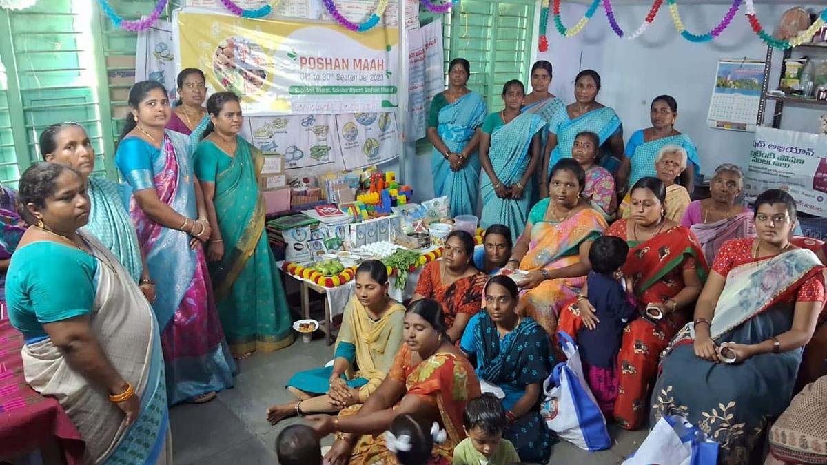 ‘Poshan Maah’ utsavams held at all Anganwadi centres - The Hindu