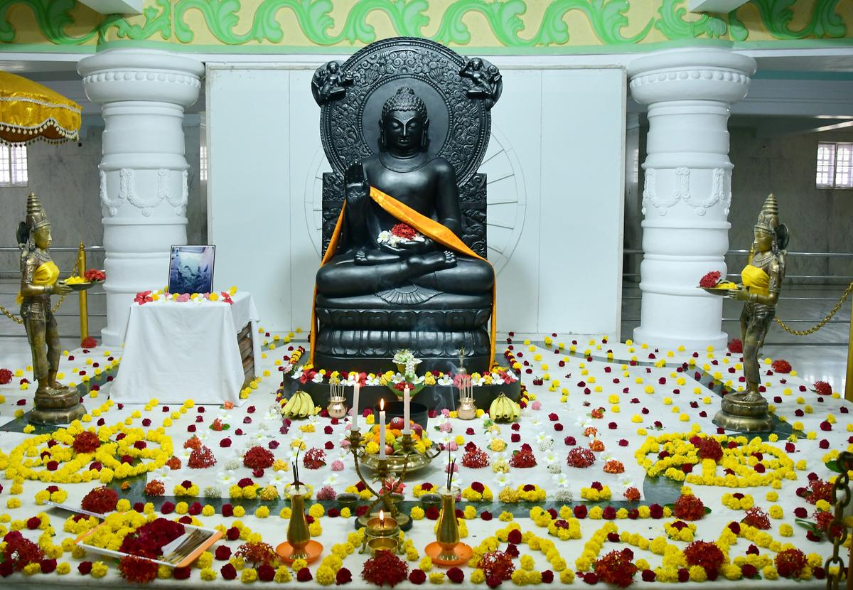 This Buddha Vihara in Karnataka is a place for peace and high learning ...