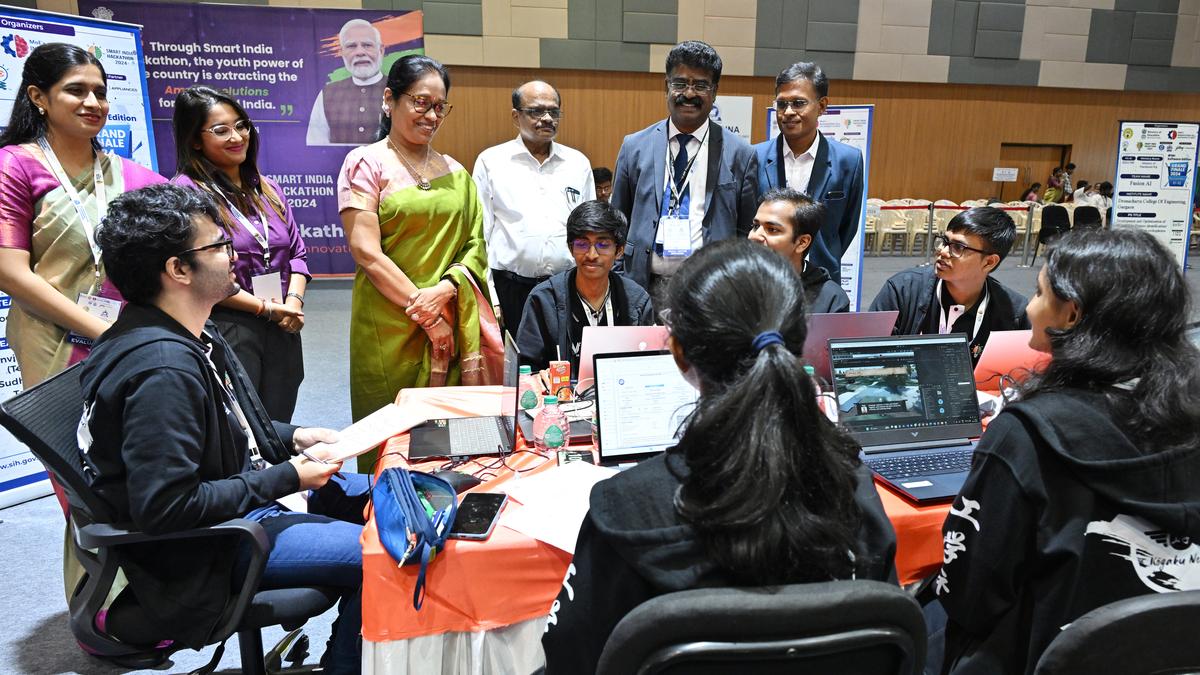 Smart India Hackathon 2024 finale under way in Coimbatore - The Hindu
