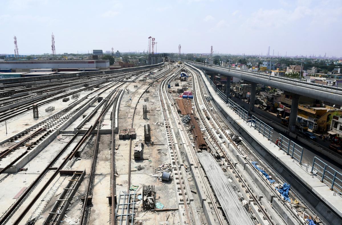 Tiruvottiyur Theradi and Wimco Nagar Depot Metro stations - The Hindu