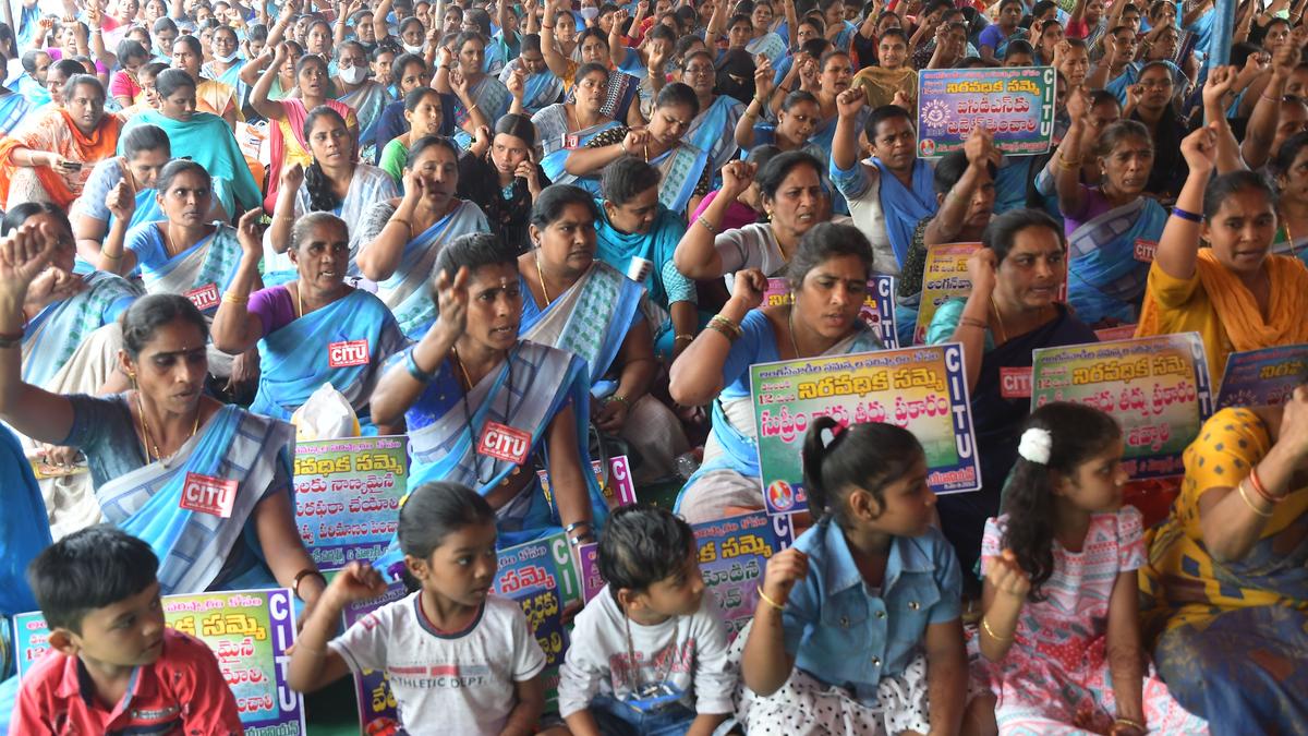 Anganwadi workers accuse Andhra Pradesh government of apathy as their ...