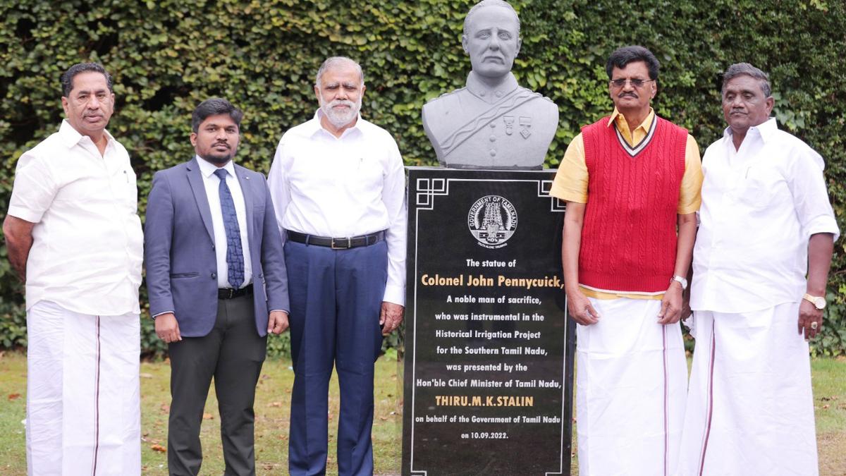 Minister unveils Pennycuick’s statue in U.K. - The Hindu