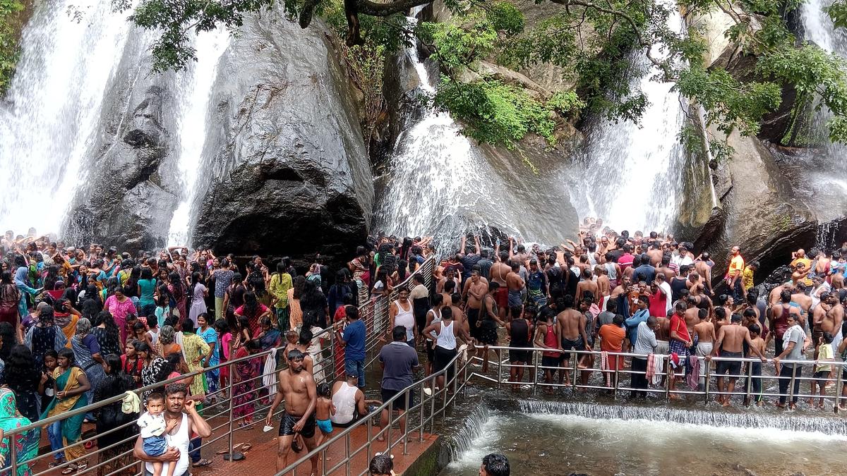 People throng picnic spots to celebrate ‘Kanum’ Pongal - The Hindu