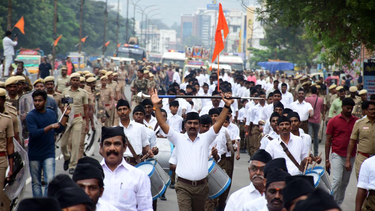 T.N. police grants permission for RSS route marches at 45 places on ...