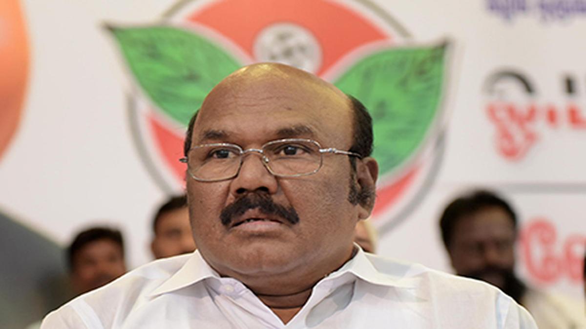 Relations between AIADMK and BJP are cordial, says D. Jayakumar - The Hindu